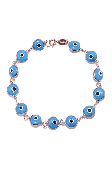 Savvy cie 18k gold vermeil lab sapphire & cz bracelet store